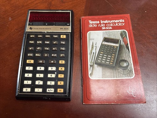 Vintage Texas Instruments TI SR-50A Slide Rule Calculator PARTS ONLY ...