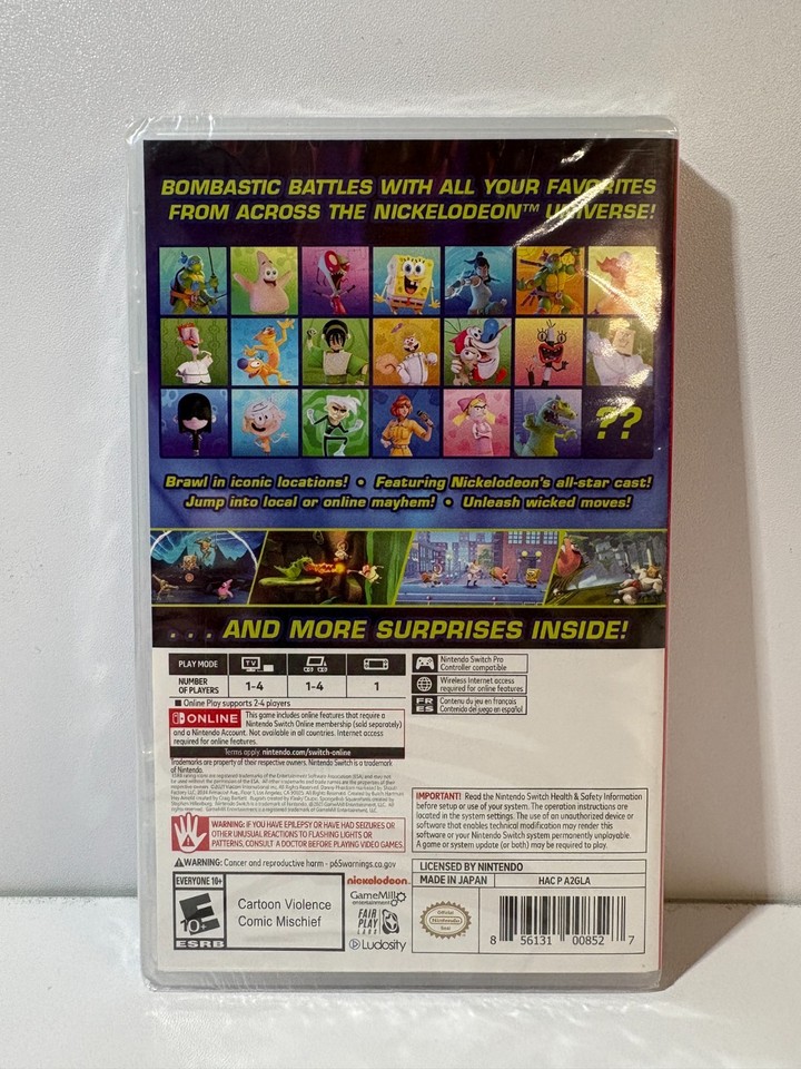 Nickelodeon All-Star Brawl (Nintendo Switch) Brand New, Sealed - Free ...