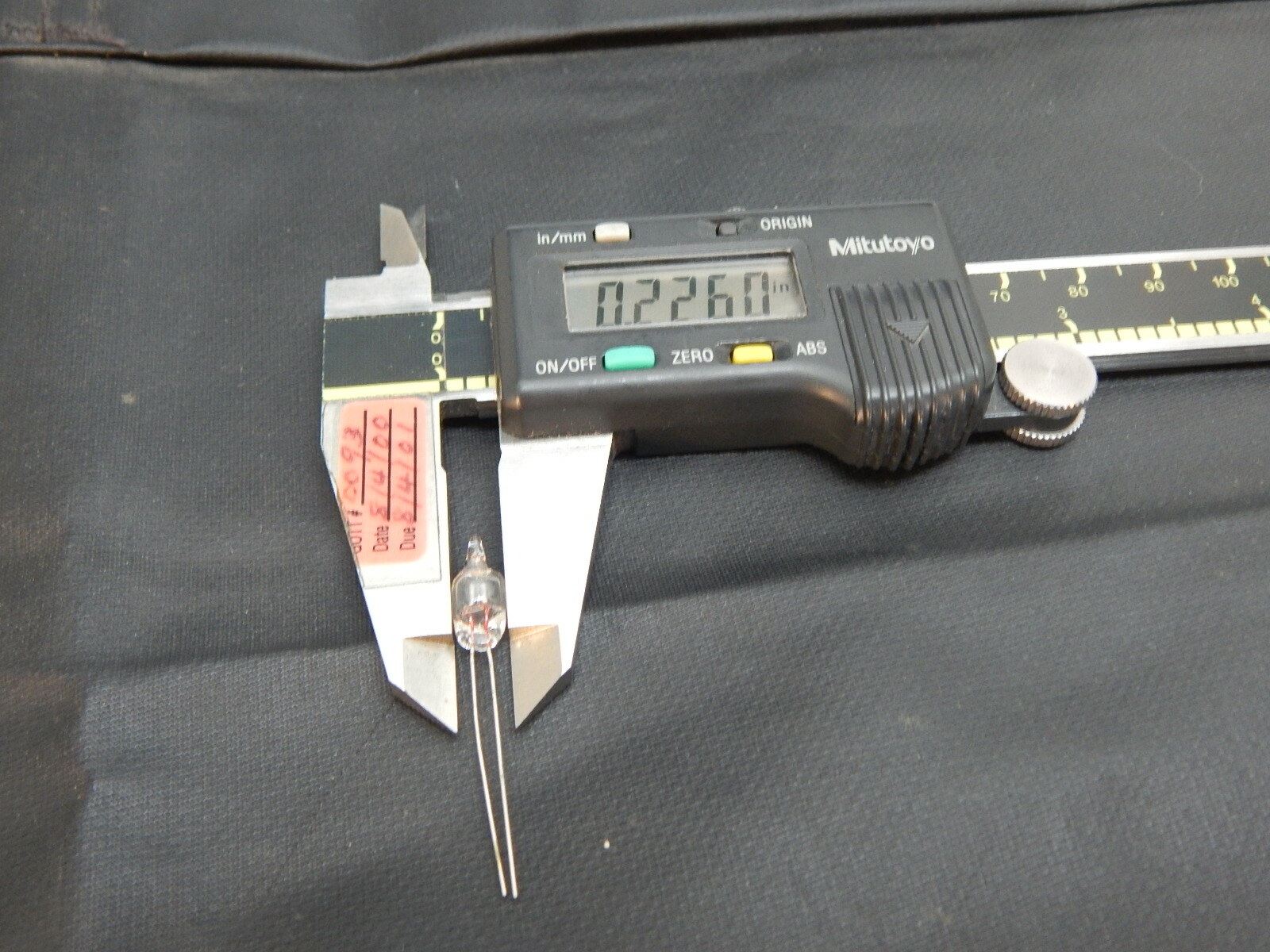 CHICAGO A1B NEON MINI GLOW LAMP ORANGE 65VAC 90VDC RADIAL R6.2MM -LOT ...