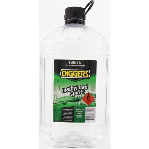 Diggers Methylated Spirits 4L 15000-4DIG | eBay
