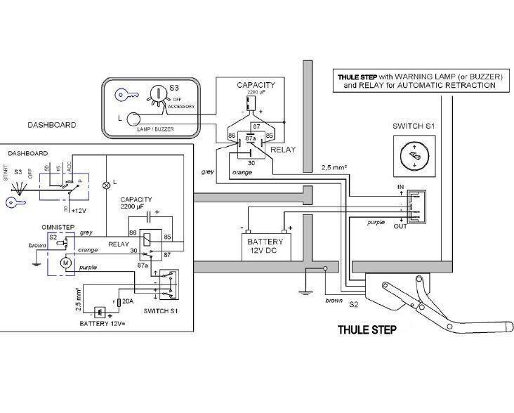 Thule Omnistep Auto Retract Relay For 12V Caravan Motorhome And ...
