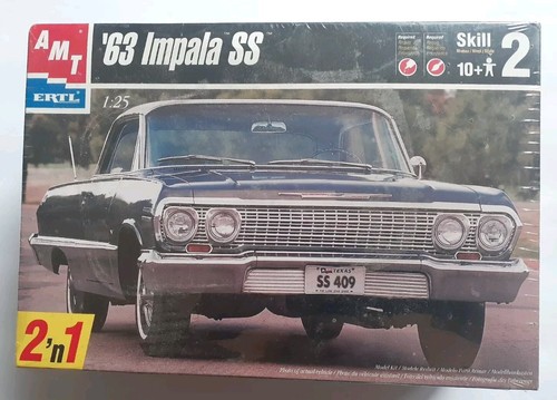 '63 Impala SS 1:25 Scale Model Kit Sealed AMT ERTL | eBay