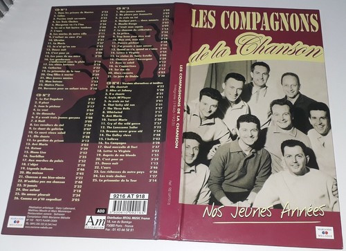 LES COMPAGNONS DE LA CHANSON LONG BOX COFFRET 4 CD ET LIVRET NOS JEUNES ...
