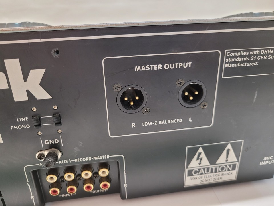 NUMARK CD MIX-1 Professional Dual CD Mixing Console Power Cable ...