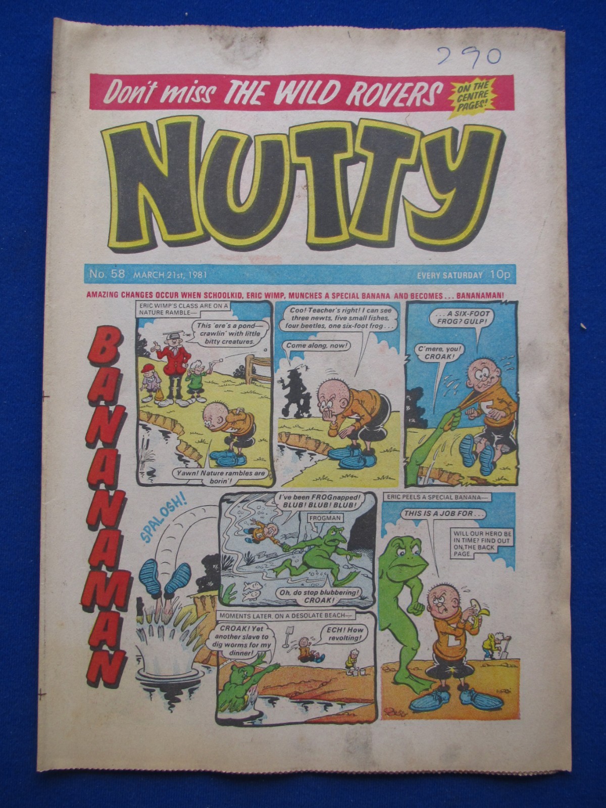 NUTTY Comic : 1980 - 1985 - Choose which issues you need !... Bananaman ...
