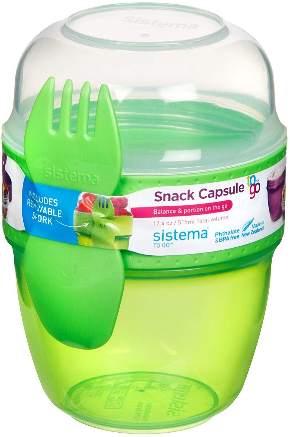 Sistema Snack Capsule to Go Lunch Pot Snacks Food Box Pack On The Go ...