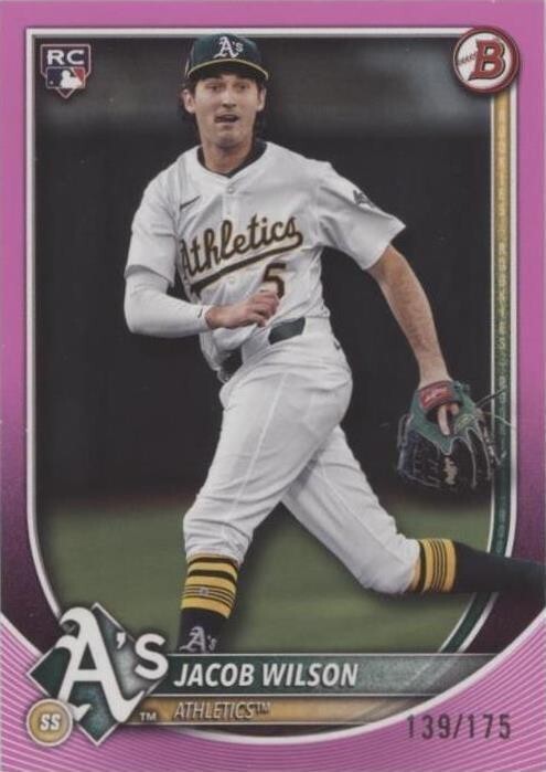 2025 Bowman - Jacob Wilson #9 Pink /175 (RC) for sale online | eBay