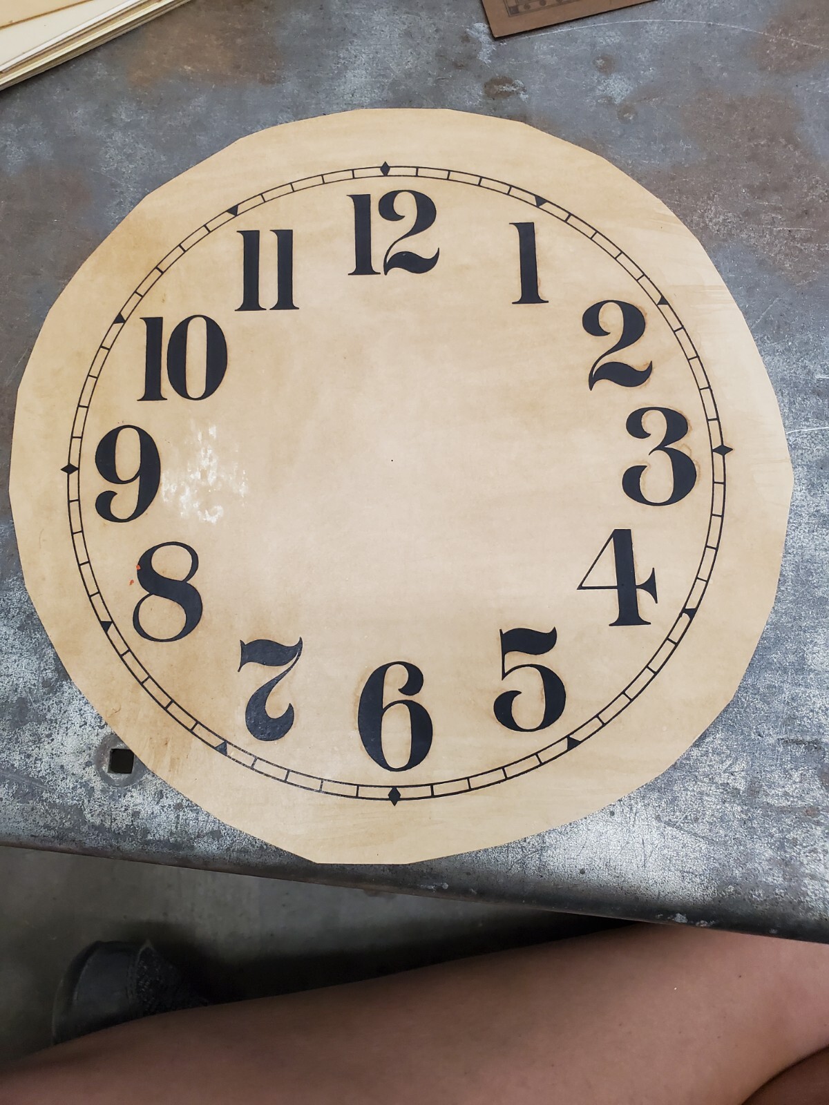 Replacement Clock Faces Paper Dial 5 - 7" Ansonia Waterbury Gilbert ...