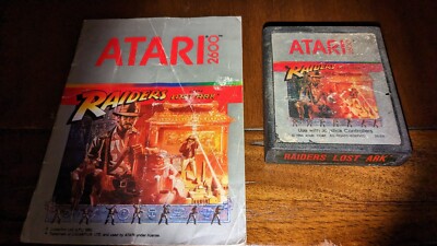 Atari 2600 Raiders Of The Lost Ark Error mispelling Label 1986 tested ...