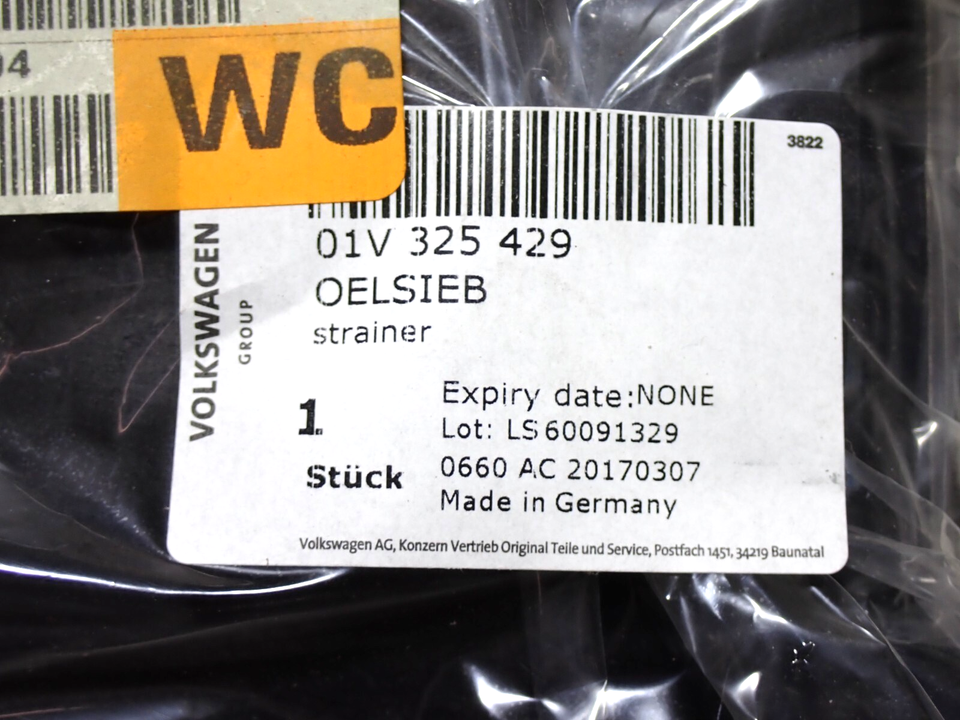 Transmission Filter 01V325429 VW AUDI OEM NEW | eBay