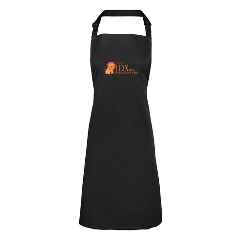 Lion Thing Apron Mens Womens Forest Jungle Leo Cooking BBQ Chef DIY ...