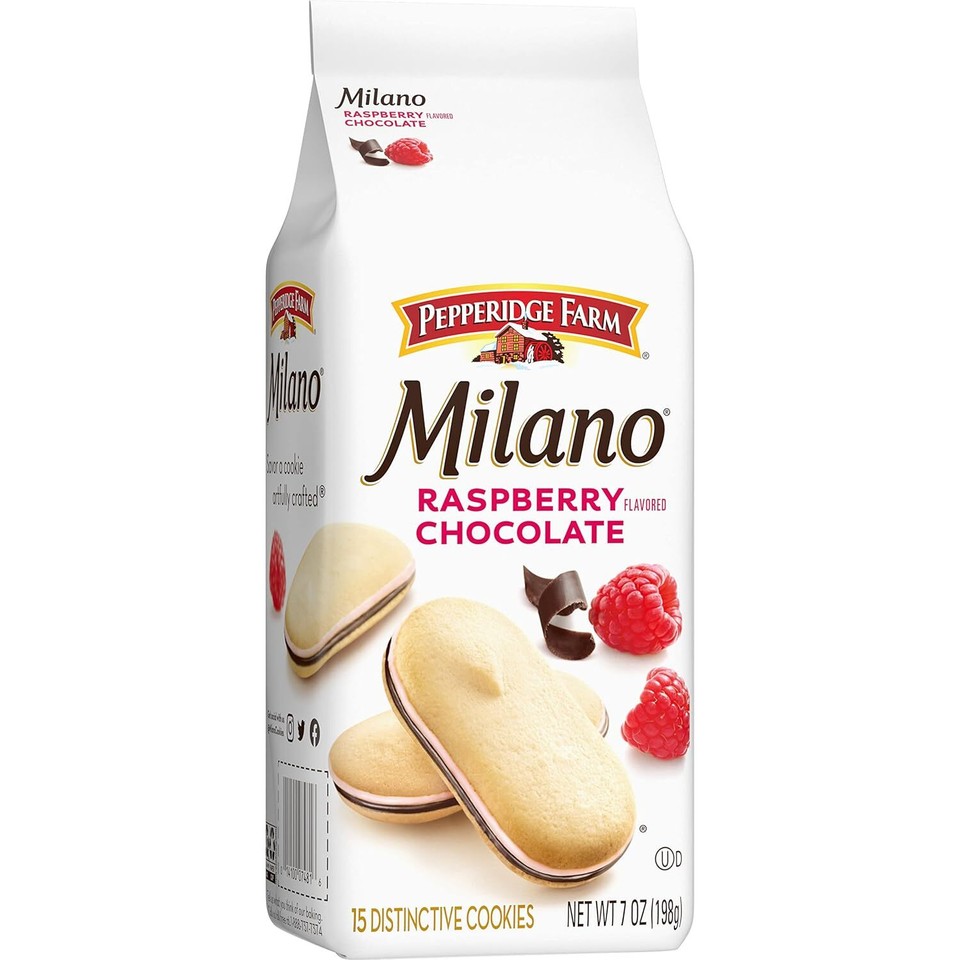 Pepperidge Farm Milano Cookies, Raspberry Chocolate, 7 oz. Bag | eBay