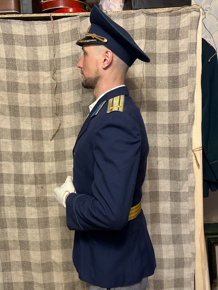 Vintage Soviet officer uniform air Force lieutenant colonel USSR Red ...