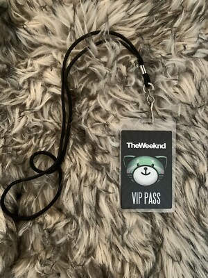 The Weeknd Kiss Land Tour VIP Lanyard RARE Pass From Tour | eBay