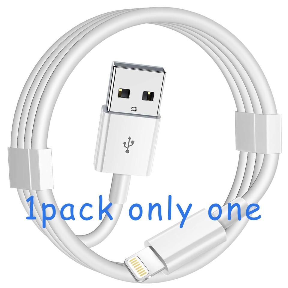 3PACK USB Data Fast Charger Cable Cord For Apple iPhone 5 6 7 8 X 11 12 ...