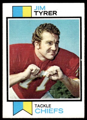 1973 TOPPS JIM TYRER 3 KANSAS CITY CHIEFS #233 | eBay