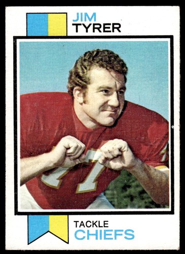 1973 TOPPS JIM TYRER 3 KANSAS CITY CHIEFS #233 | eBay