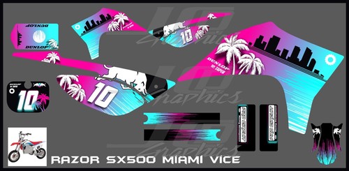 Razor SX500 graphics kit decals THICK AND HIGH GLOSS | eBay