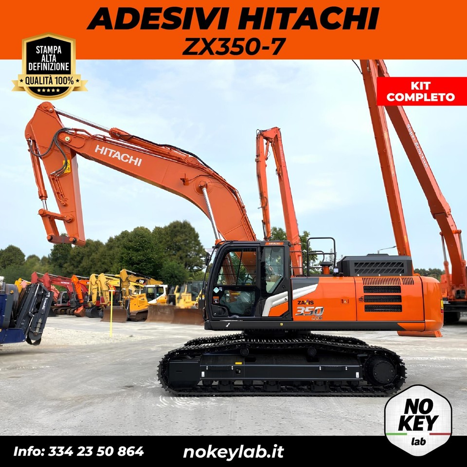 Hitachi zx Zaxis 350-7 decalcomanie adesive, kit Completo per ...