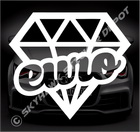 Euro Diamond Bumper Sticker Vinyl Car Decal Dope Sticker Bomb Fits BMW ...
