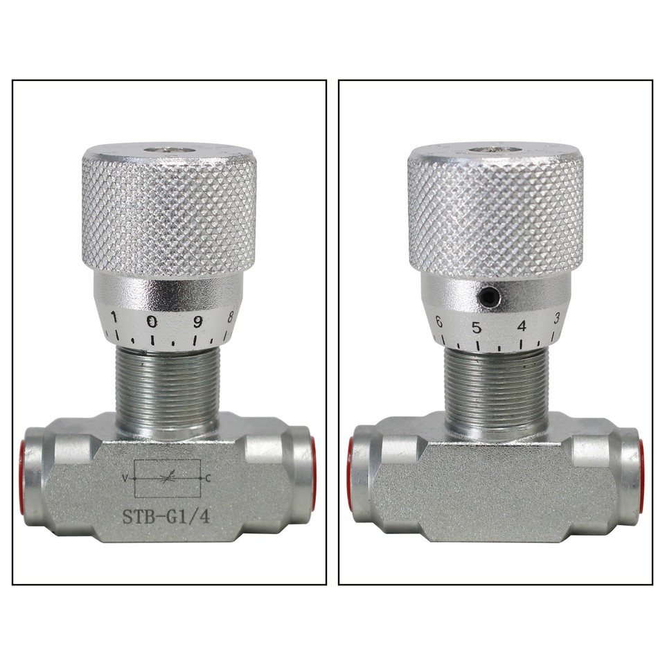 M14 Bi-Directional Hydraulic Flow Control Valve For Chinese Mini ...