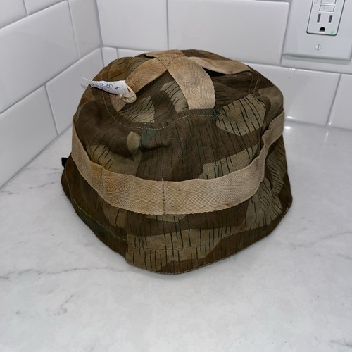 German WW2 Helmet Cover (Estate Militaria) A718 | eBay