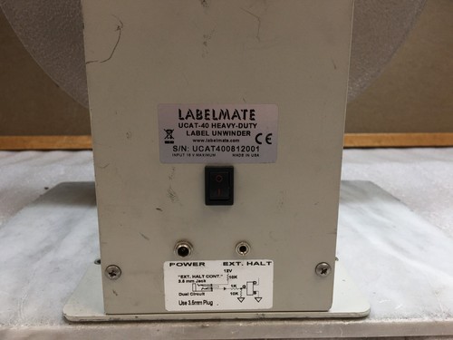 Labelmate UCAT-40 Powered Heavy-Duty Label Unwinder No Adapter incl | eBay