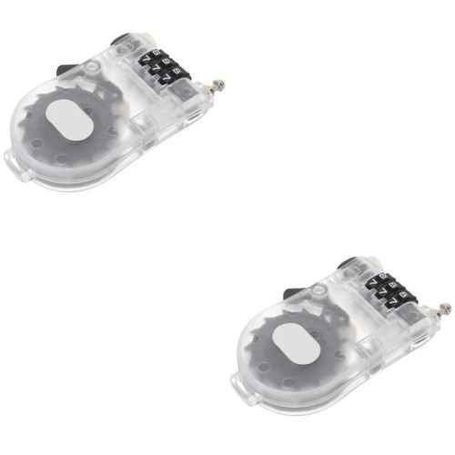 2 PCS Snowboard Lock for Public Rack Bike Safety Locks Ski Cable | eBay