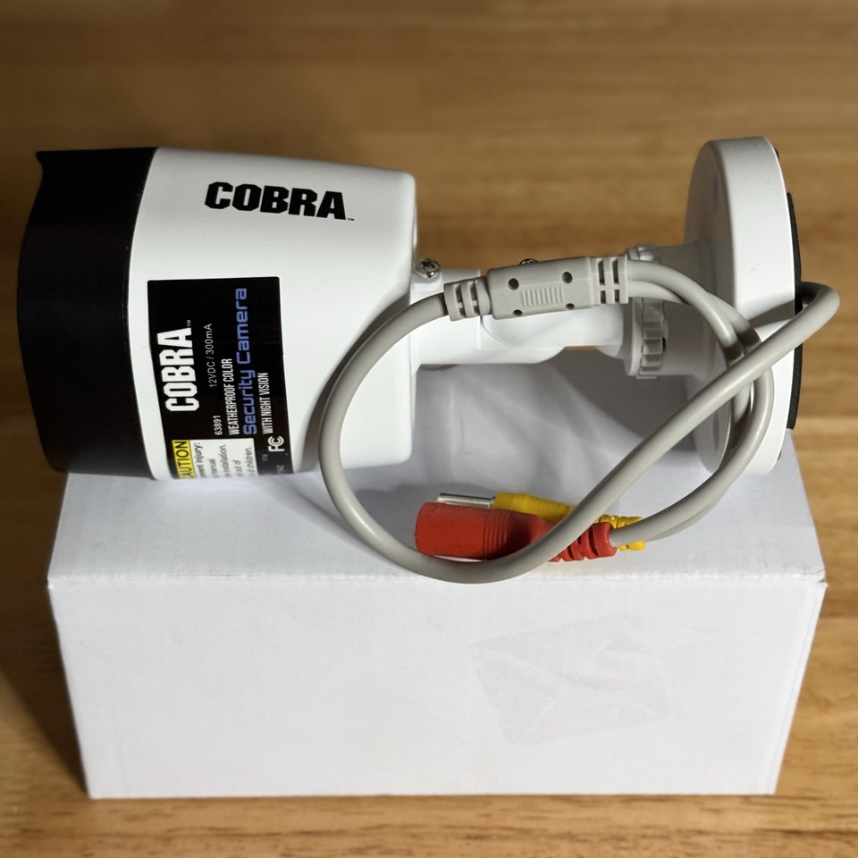 ⚡️NEW Cobra 63891 HD 1080P Color Surveillance Camera + Night Vision ⚠️ ...