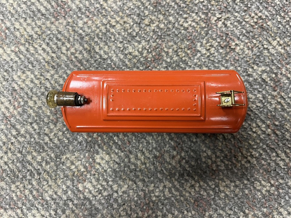 + Ives Prewar O Gauge Tinplate 3258 Green & Orange Electric Locomotive ...