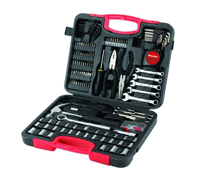 186-Piece DuraMax General Purpose Home & Auto Repair Tool Set SAE and ...