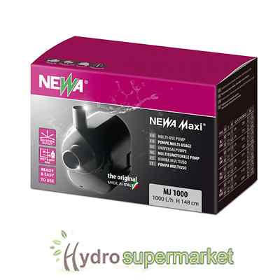 NEWA MAXI JET 1000 WATER PUMP ( MJ 1000 ) HYDROPONICS-AQUARIUMS MULTI ...