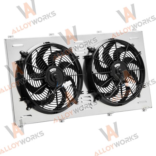 Aluiminum Shroud Electric Fan For 04-16 Chevy Express GMC Savana 2500/ ...