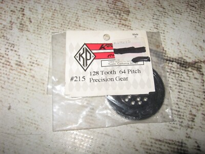 RC Racing Kimbrough 128 Tooth 64 Pitch Precision Spur Gear Plastic ...