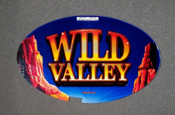Atronic eMotion Slot Machine Plexi Topper Insert WILD VALLEY | eBay