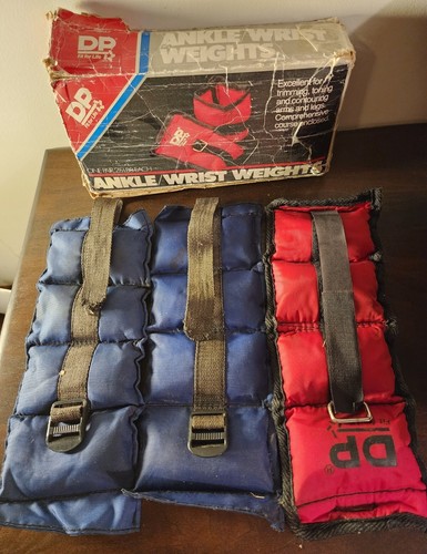 Vintage DP Ankle Wrist Weights 80s Workout Fitness Gear Red 2.5 Lbs Ea ...
