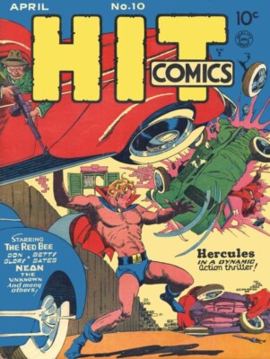 Hit Comics #10 Hercules Comic Book Inspired NEW Metal Sign: 9 x 12 ...
