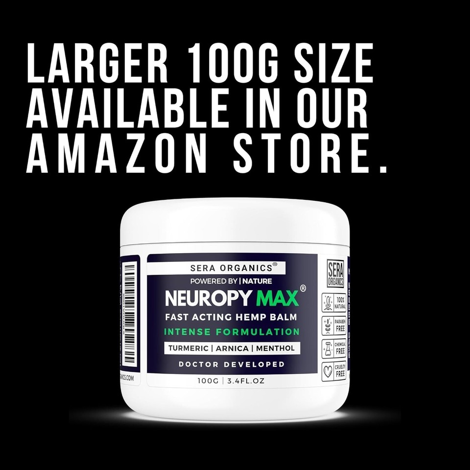 Neuropathy Pain Relief Cream – Natural Nerve Balm for Tingling ...