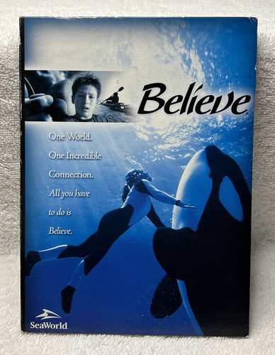 Believe SeaWorld DVD 2008 Shamu Orca Whale Busch Entertainment HTF READ ...