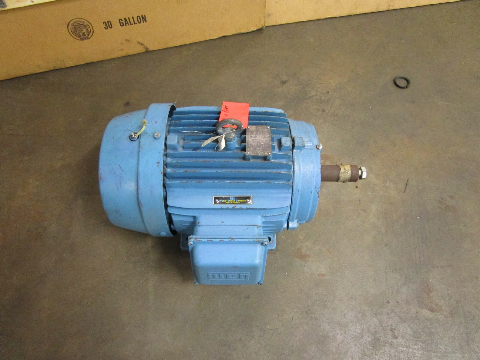 WEG 15 HP MOTOR 01536EP3E254T 3520 RPM 208-230/460V 3PH 254T FRAME 1-5/ ...