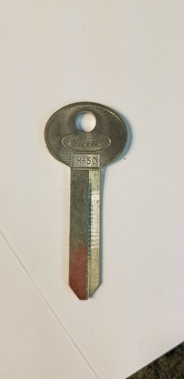 Uncut Blank Curtis Automotive Key H-50 "Ford Family of Fine Cars" Logo ...