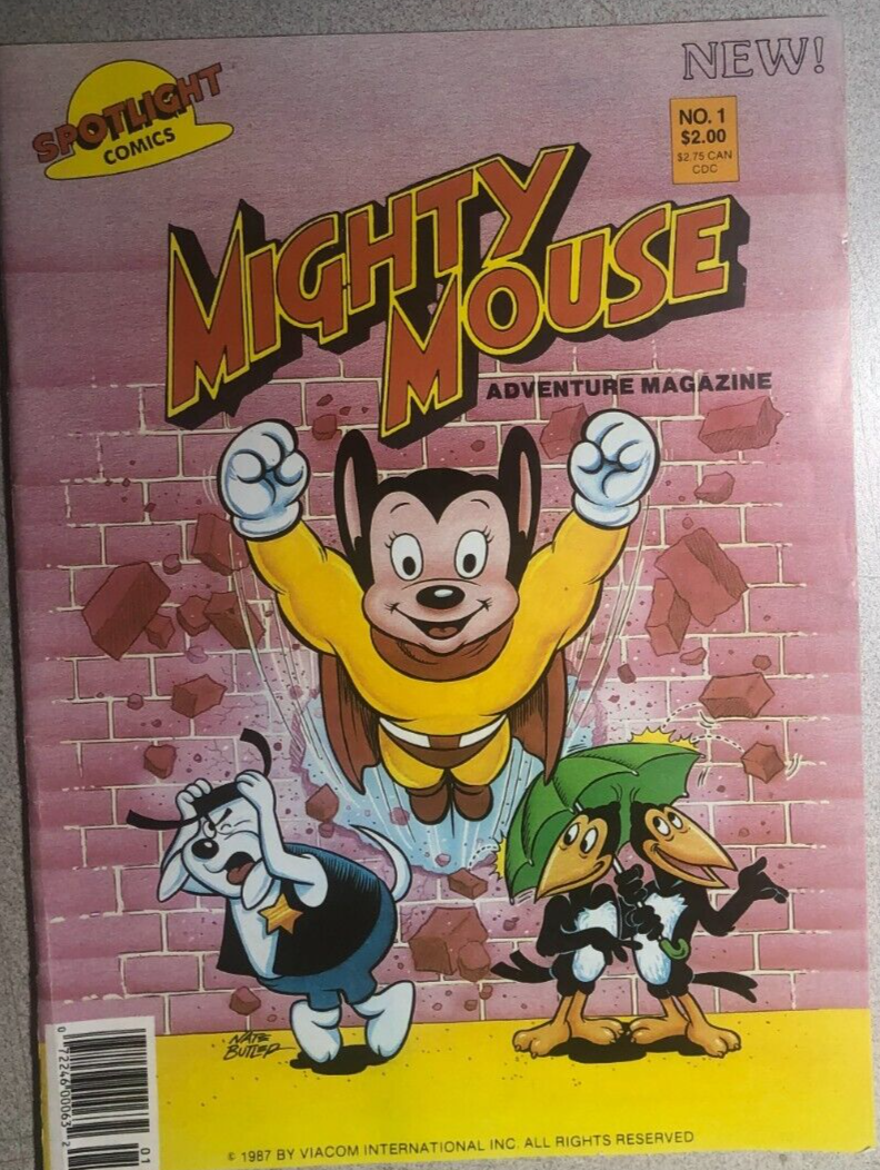 MIGHTY MOUSE ADVENTURE MAGAZINE #1 (1987) Spotlight Comics VG+/FINE- | eBay