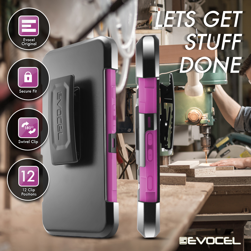 Google Pixel Case, Evocel Dual Layer Case w/ Belt Clip & Kickstand | eBay