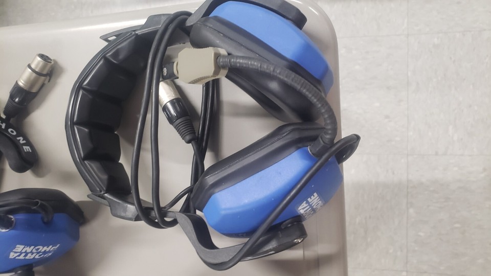 Porta Phone Digicom Football Coach Headset Communication Mic System Set ...