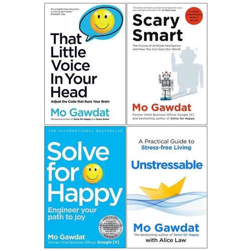 Mo Gawdat Collection 3 Books Set Solve For Happy, Scary Smart ...