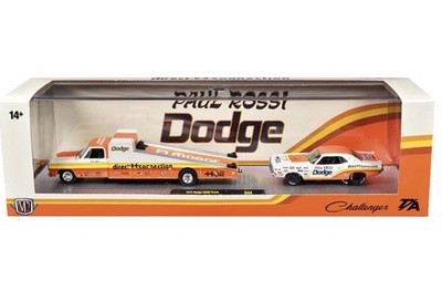 M2 MACHINES 1974 DODGE RAMP TRUCK & 1970 DODGE CHALLENGER TA PAUL ROSSI ...