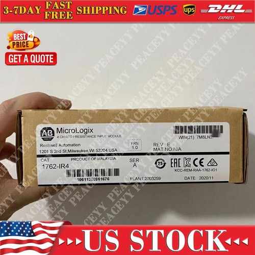A-B 1762-IR4 / A MicroLogix 4 Point Module 1762IR4 New Factory Sealed AB HT 1PCS | eBay