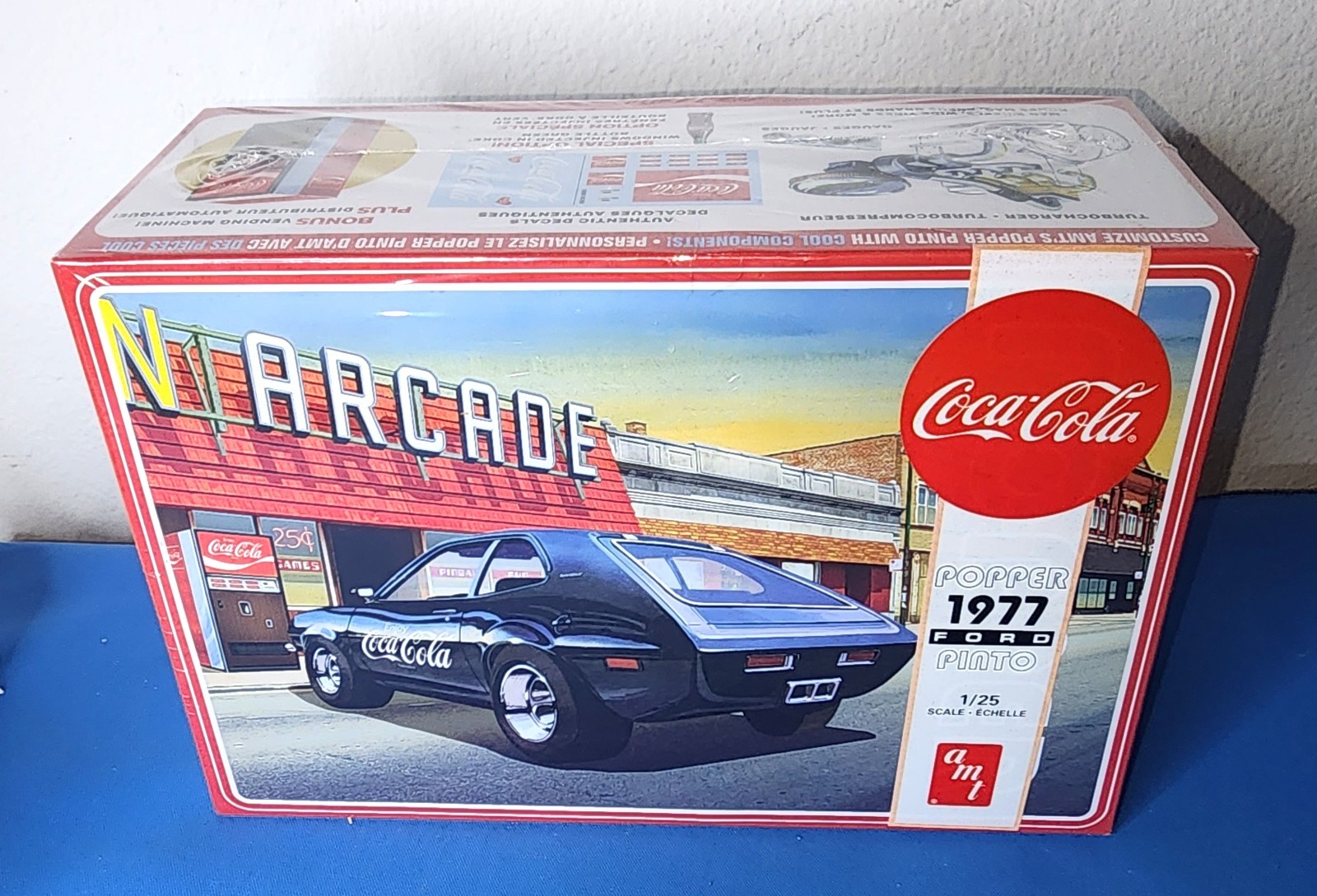 AMT Coca Cola 1977 Ford Pinto Pintera W/Vending machine 1/25 Sealed ...