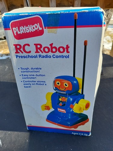 1992 Playskool RC Robot Preschool Radio Remote Control With Lights ...