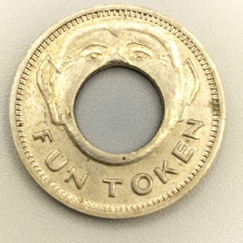 Fun Token Amusement Vintage Mouth Hole Face Design Good For A Laugh ...